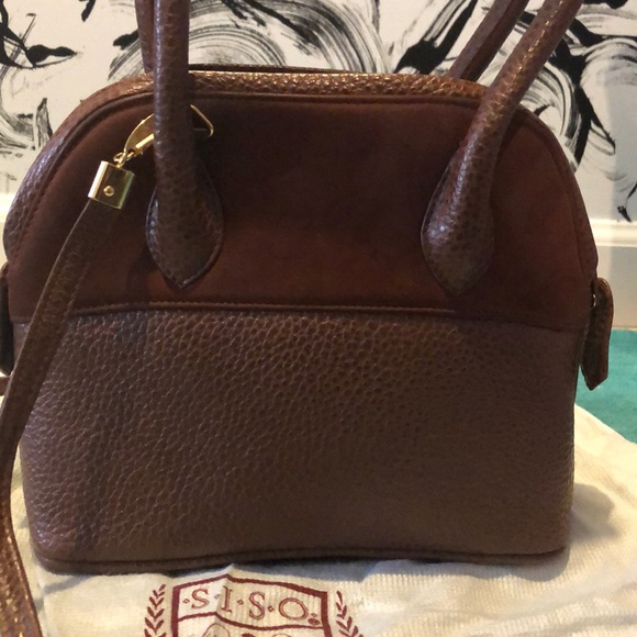 SISO | Bags | Siso Italian Leather And Suede Crossbody Bag | Poshmark